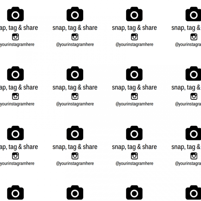 Snap, Tag & Share Stickers - Glow CLP