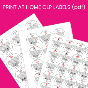CLP Labels for Diffusers In a Non Hazardous Base (PDF Digital Download ...