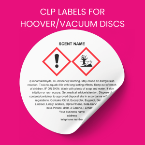 CLP Labels & Sticker Printing for Hoover/Vacuum Discs